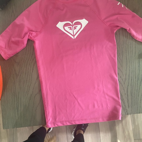 Roxy | Swim | Roxy Kids Pink Rash Guard | Poshmark